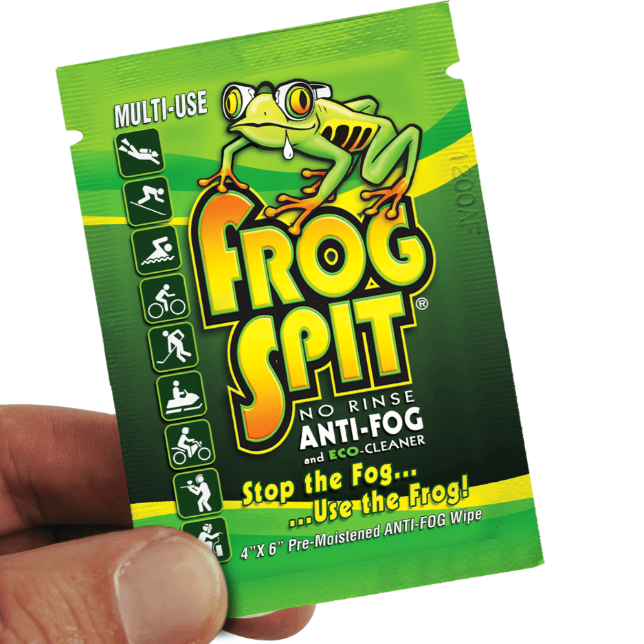 100 Pack of Frog Spit-Ultimate Anti-Fog Wipes for Clear Vision – FrogSpit